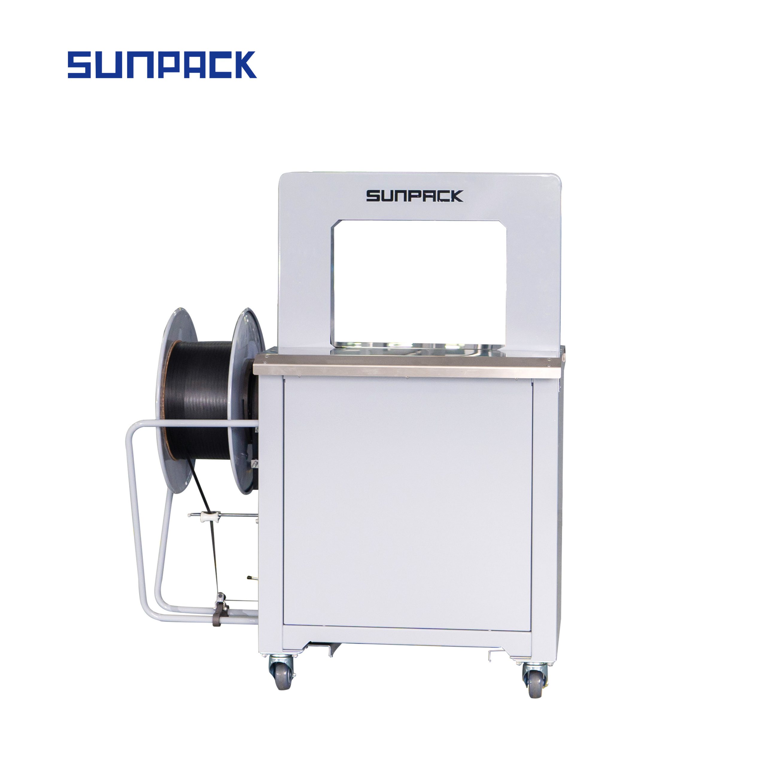 Sunpack Paper banding machineQ8-4032 Mini Arch automatic strapping machine