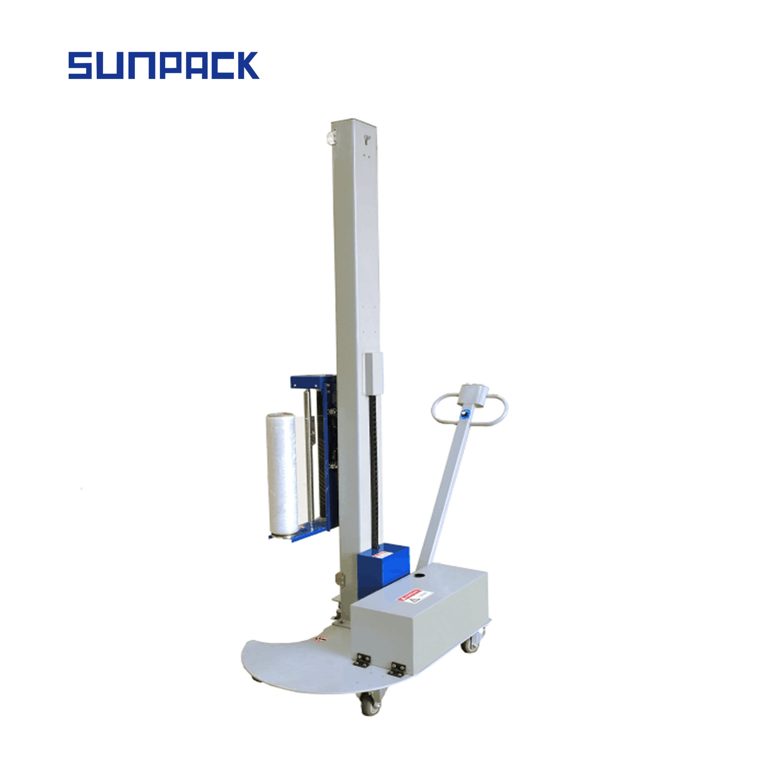 Sunpack Paper banding machineSUNPACK XT-4511 Movetable pallet wrapper ...