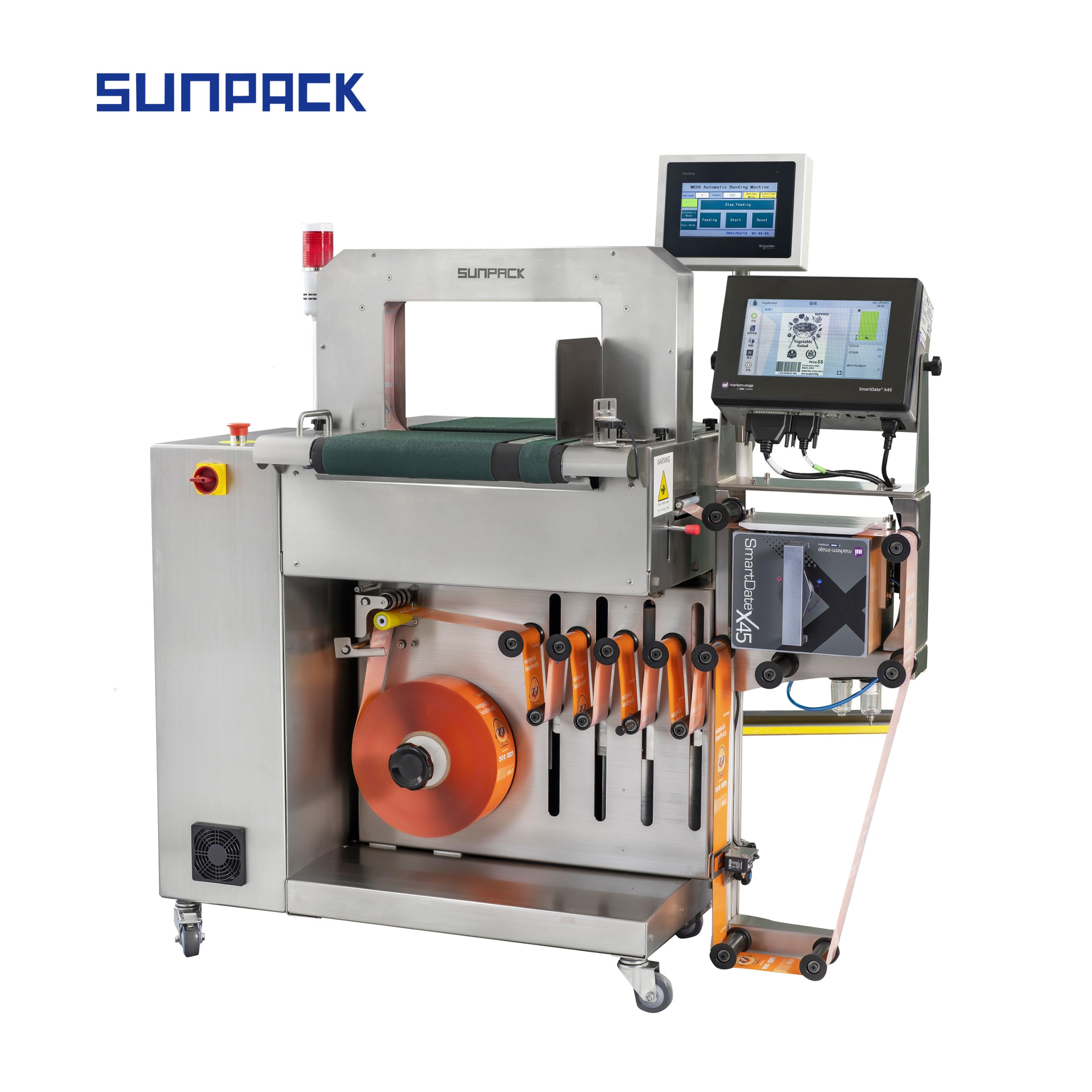 Sunpack Paper banding machineWK06-75CA-MRQ Automatic vacuum feed ...