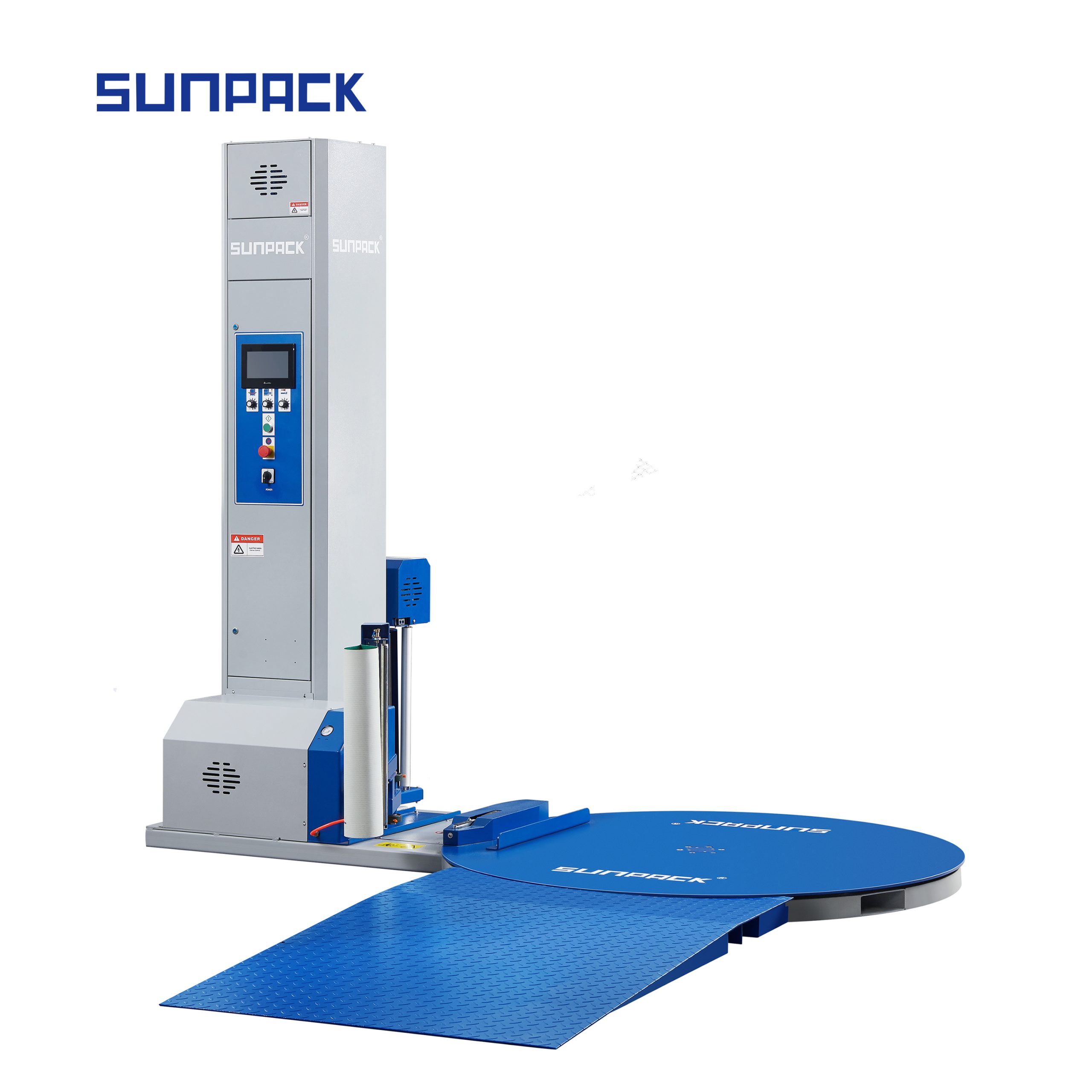 Sunpack Paper banding machineXT-4505A-2 Fully automatic pallet wrapper ...