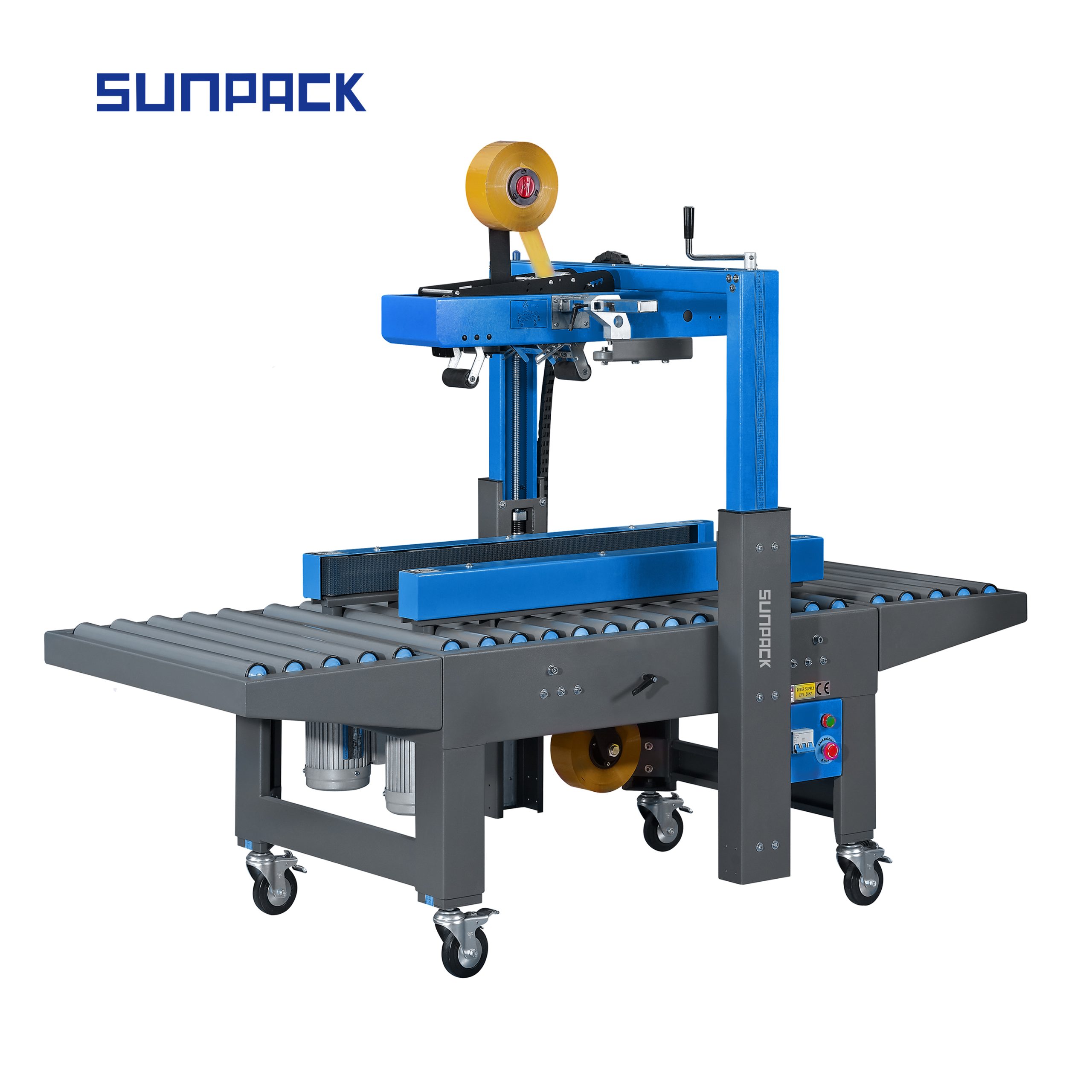Sunpack Paper banding machineXT-CRL355 Side belts driving case sealer ...